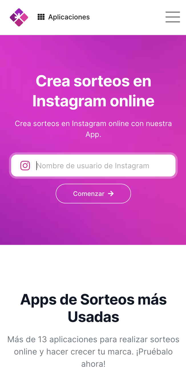 Mejor App Para Sorteos en Instagram 2023 - Avantys